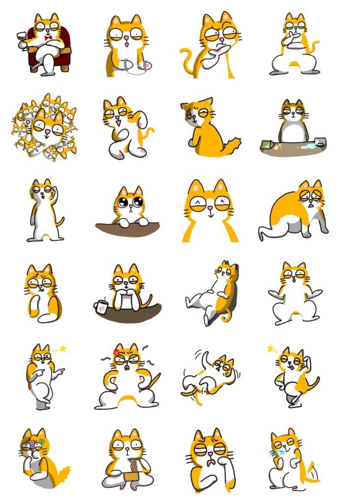 Cat’s Daily Adventure - stickerdl.com