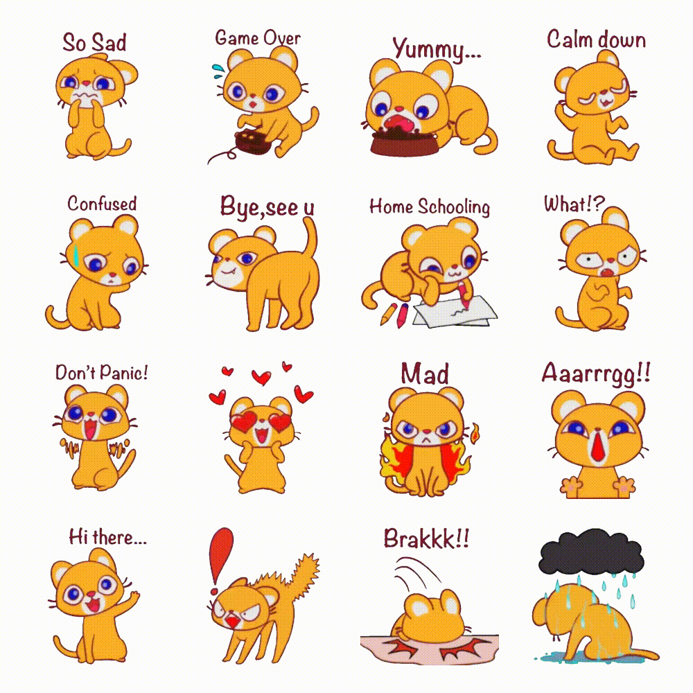 Little Lion Stickerdl